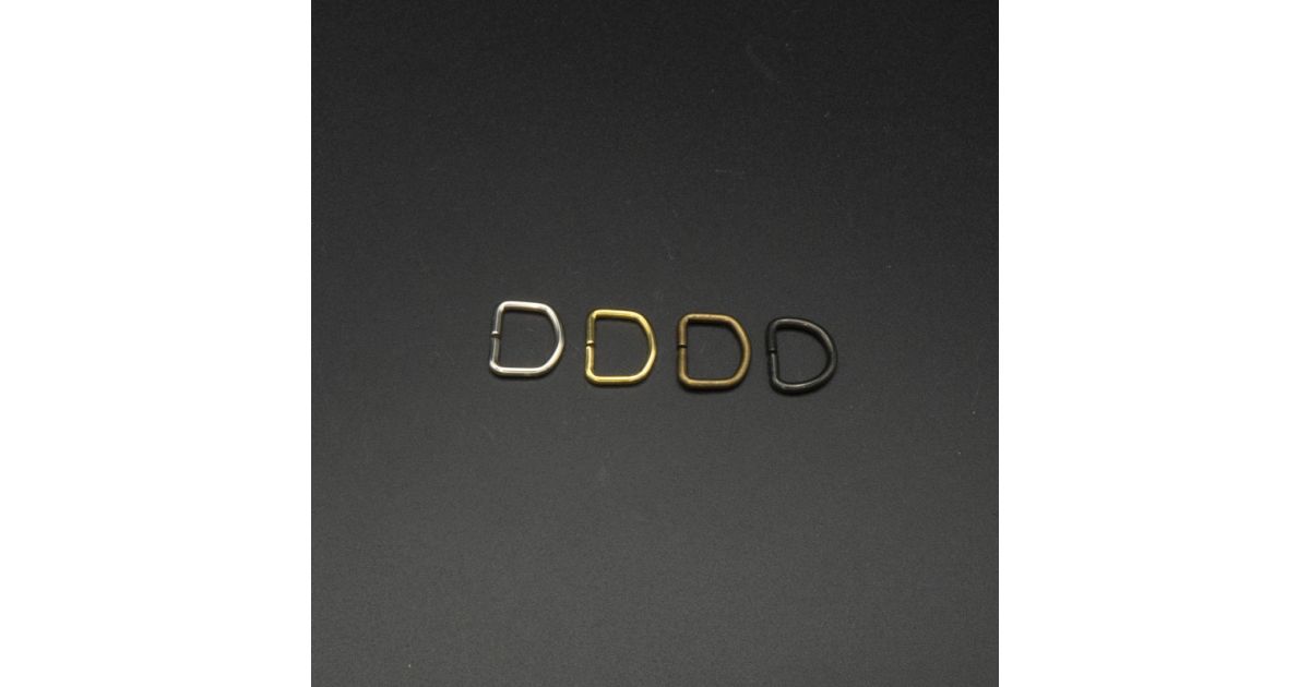 Open D-Ring 18 mm - 10 pcs/bag | Oulun Puukkotarvike